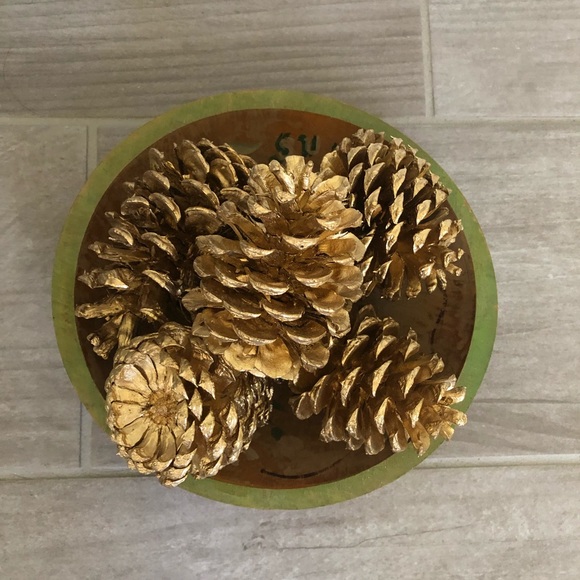 Office | Gold Pine Cone Set | Poshmark